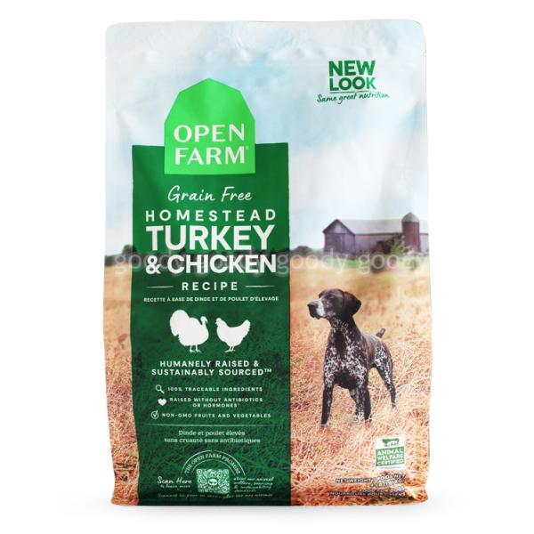 オープンファーム ターキー＆チキンレシピ【賞味期限】：2026年09月29日【日本正規品・総合栄養食・離乳後の全年齢対応】※　2023年5月　リニューアルしました (原材料・内容量に変更があります)カナダ トロントを拠点にアメリカで生産を行...