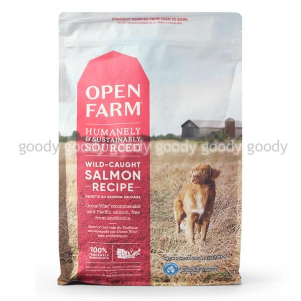 オープンファーム サーモンレシピ【賞味期限】：2027年01月05日【日本正規品・総合栄養食・全年齢対応】カナダ トロントを拠点にアメリカで生産を行っているペットフードメーカー。最高の安全性を求め、今までのペットフードを超える食事を作る為に...