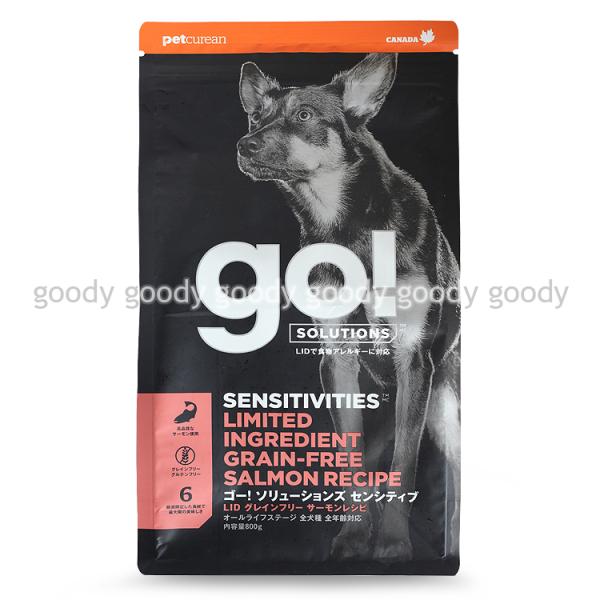 go! (ゴー) グレインフリー センシティブ LID サーモン【賞味期限：2026年11月20日】【全年齢対応 総合栄養食】GO! LIDサーモンは、高品質なサーモンを唯一の動物性タンパク質として使用したアレルギー対応のフード。 メインの...