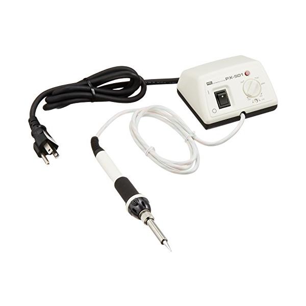 【ご購入後の当店からの連絡はご登録のメールアドレスに通知いたします。必ずご確認ください】【商品概要】RoHS2対応定格電圧: 100VAC消費電力：85W電源コード長さ：1.5m(3芯コード・アースピンプラグ)温度設定範囲：250-450℃...