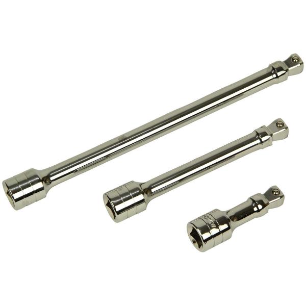 【ご購入後の当店からの連絡はご登録のメールアドレスに通知いたします。必ずご確認ください】【商品概要】用途:深くて狭い場所でハンドル操作がしにくい場合のソケットの延長差込角:12.7mm(1/2インチ)仕様:クロームメッキ鏡面仕上材質:クロー...