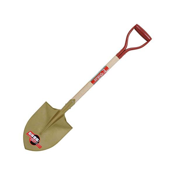 【ご購入後の当店からの連絡はご登録のメールアドレスに通知いたします。必ずご確認ください】【商品概要】刃先:丸タイプ全長:約980mm重量:約1600g仕様:木柄、粉体塗装頭部:ショベル用鋼板柄部:白樫及びそれに準ずるもの【商品説明】粉体塗装...