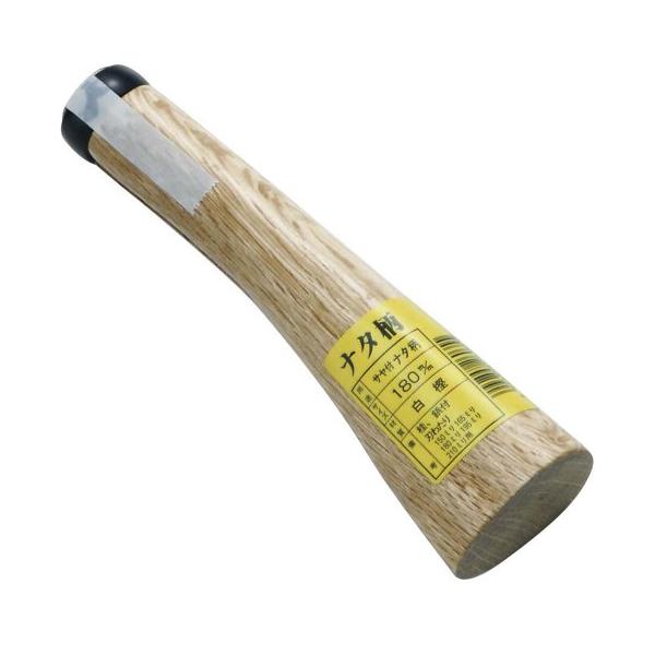 【ご購入後の当店からの連絡はご登録のメールアドレスに通知いたします。必ずご確認ください】【商品概要】サイズ:180mm【商品説明】交換柄です。【商品詳細】ブランド：浅野木工所(Asano Mokkojo)商品名：浅野木工所 ナタ柄 鞘ナタ用...