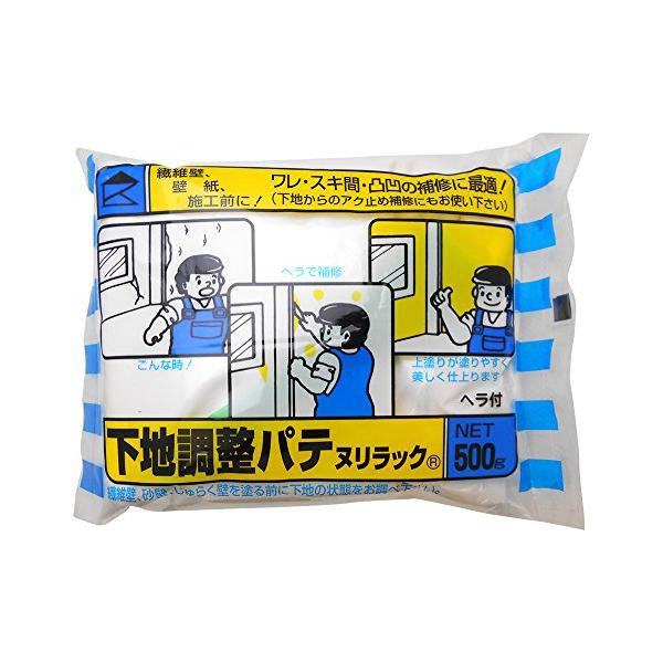 【ご購入後の当店からの連絡はご登録のメールアドレスに通知いたします。必ずご確認ください】【商品概要】色目:ホワイト成分:体質顔料、水性合成樹脂エマルジョン、その他硬化時間:約1~2日施工面積:1mm厚×0.2m2ヘラ付き【商品説明】【特長】...