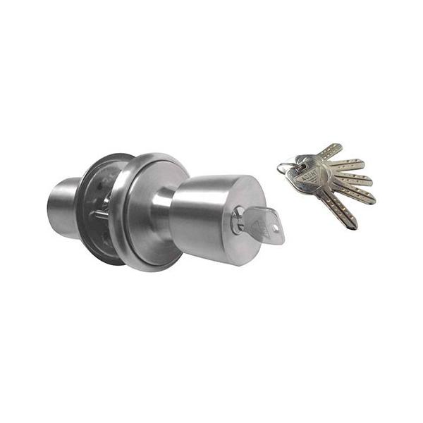 【ご購入後の当店からの連絡はご登録のメールアドレスに通知いたします。必ずご確認ください】【商品概要】材質:アルミダイカスト、鉄製品サイズ:丸座径77mm重量:780g色:シルバー【商品説明】説明国内メーカーの殆ど全てのインテグラル錠に適合す...