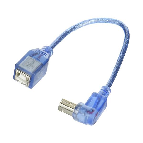 【ご購入後の当店からの連絡はご登録のメールアドレスに通知いたします。必ずご確認ください】【商品概要】端子 : 右向きL型・オス - メス長さ : 20 cm【商品説明】説明USB(B)延長ケーブル【商品詳細】ブランド：変換名人商品名：変換名...