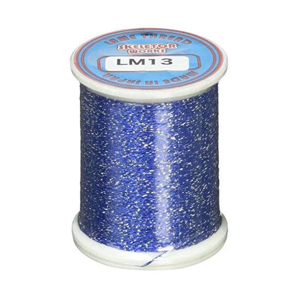 【ご購入後の当店からの連絡はご登録のメールアドレスに通知いたします。必ずご確認ください】【商品概要】LM13150m巻シルバー/ブルー【商品説明】★ブランクの総巻きおよびガイド巻きに最適なラメスレッドです。エポキシ塗装によるハジキもなくよく...