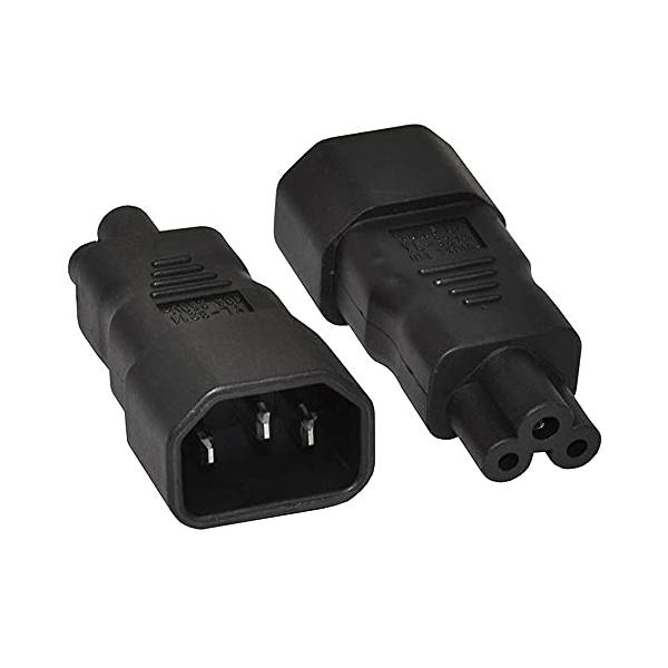 【ご購入後の当店からの連絡はご登録のメールアドレスに通知いたします。必ずご確認ください】【商品概要】IEC 60320から変換コンセントまでの;定格10 A 125 VIEC 320 C5のIEC 320 C14 3pinオス3ピンメスコン...