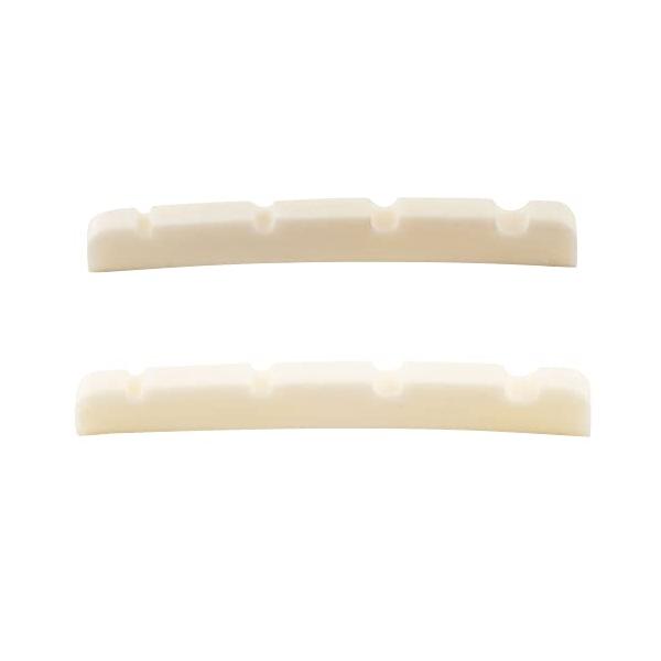 【ご購入後の当店からの連絡はご登録のメールアドレスに通知いたします。必ずご確認ください】【商品概要】スロット付（弦溝加工有り）、ベース用E to E String spacing: 32.5mm、カーブボトムLength（長さ）：約42mm...