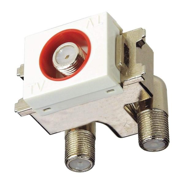 【ご購入後の当店からの連絡はご登録のメールアドレスに通知いたします。必ずご確認ください】【商品概要】新4K8K衛星放送対応TV-IN電源挿入型IN、OUT端子可動型コンセントプレート：1個用SHマーク取得【商品説明】説明壁面に設置するテレビ...