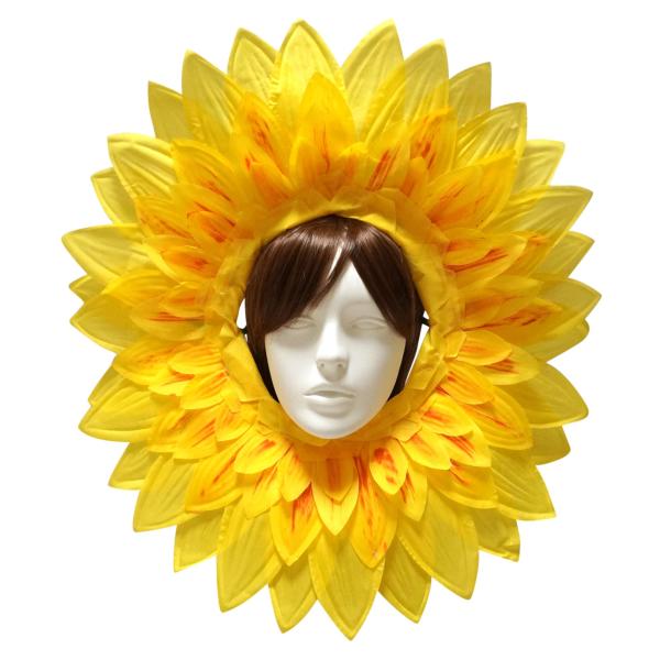 【ご購入後の当店からの連絡はご登録のメールアドレスに通知いたします。必ずご確認ください】【商品概要】?クリスマス、ハロウィン、仮装大会など、とにかく目立ちたい！方にオススメの「ひまわり」の被り物になります。?宴会・余興・パーティーなど、各種...