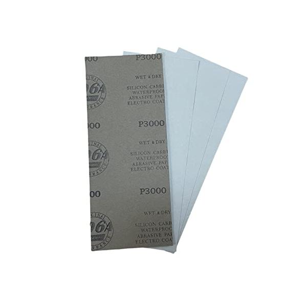 【ご購入後の当店からの連絡はご登録のメールアドレスに通知いたします。必ずご確認ください】【商品概要】紙やすり・耐水ペーパー 3000番使いやすいハーフサイズ（約22x9cm）水研ぎ・から研ぎどちらにも対応【商品説明】プラモデルなどのホビーや...