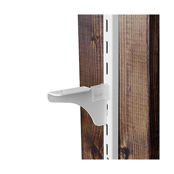 【ご購入後の当店からの連絡はご登録のメールアドレスに通知いたします。必ずご確認ください】【商品概要】安全荷重: 1本あたり10kg製造国:日本左用梱包サイズ:2.0×9.5×5.5cm【商品説明】1?4材で自在に収納ピラシェル棚柱とセットで...