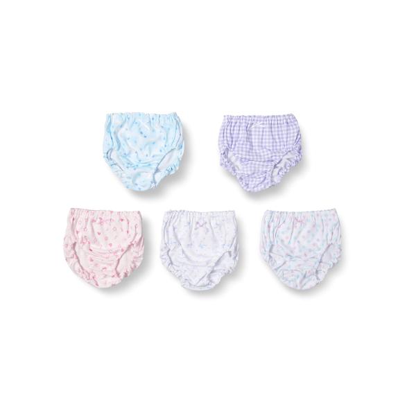 【ご購入後の当店からの連絡はご登録のメールアドレスに通知いたします。必ずご確認ください】【商品概要】ハート、リボン、星柄、ドット、チェックの5つの柄が女の子の心をくすぐります<br>洗い替えに便利な5枚セットです!<br&...