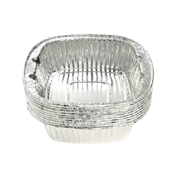 【ご購入後の当店からの連絡はご登録のメールアドレスに通知いたします。必ずご確認ください】【商品概要】10個入りの使い捨てアルミ角型なべです。アルミでできているので、丈夫でしっかりしています。ラーメン、うどん、鍋などの調理時にお使いいただけま...