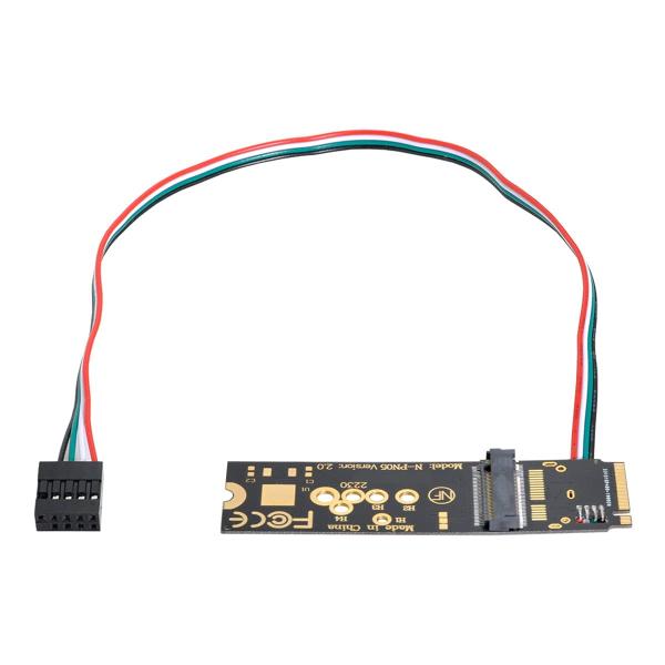 【ご購入後の当店からの連絡はご登録のメールアドレスに通知いたします。必ずご確認ください】【商品概要】マザーボードまたはノートブックのM.2 KEY-MインターフェースをM.2 KEY A-EまたはKEY Eインターフェースに変換します。22...