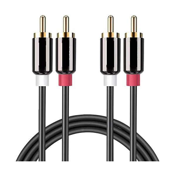 【ご購入後の当店からの連絡はご登録のメールアドレスに通知いたします。必ずご確認ください】【商品概要】オーディオ接続拡張用2RCAオス-2RCAオスステレオオーディオケーブル。 2in・2outのスピーカーシステムを構築されています。オフィス...