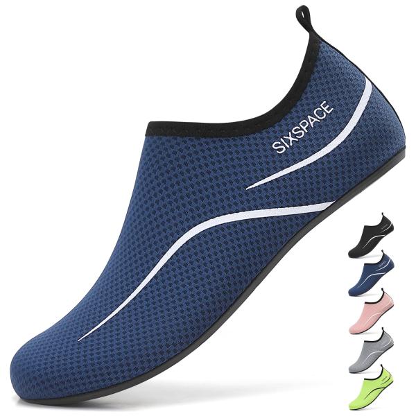 【ご購入後の当店からの連絡はご登録のメールアドレスに通知いたします。必ずご確認ください】【商品概要】【速乾性＆軽さ】：このマリンシューズは軽量で圧縮でき、持ち運びも簡単です。 履き口にあるつまみが迅速かつ簡単に脱ぎ履きに役に立つ。メッシュ構...