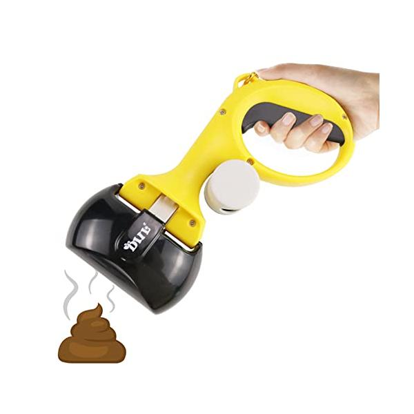 【ご購入後の当店からの連絡はご登録のメールアドレスに通知いたします。必ずご確認ください】【商品概要】【人間工学に基づいたデザイン」】：人間工学に基づいたハンドルデザイン、このペットトイレピッカーは独特のギザギザのデザインで、下顎のギザギザの...