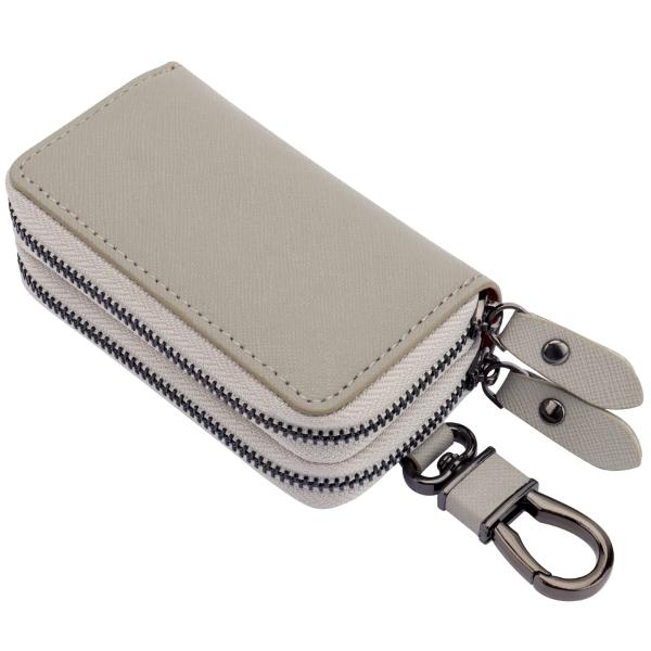 【ご購入後の当店からの連絡はご登録のメールアドレスに通知いたします。必ずご確認ください】【商品概要】【２つの鍵が同時収納】2つの鍵が収納できるレザースマートキーケースです。家のカギ+車のカギ、2つのカギを収納、車のカギ+カード等、使い方は自...