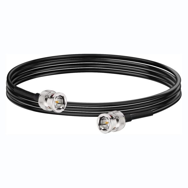 【ご購入後の当店からの連絡はご登録のメールアドレスに通知いたします。必ずご確認ください】【商品概要】Belden 1855A 3G/6G HD-SDIケーブル｜BNCオス〜BNCオス、黒色 1Mケーブル：75Ω HD SDIケーブル - 準...