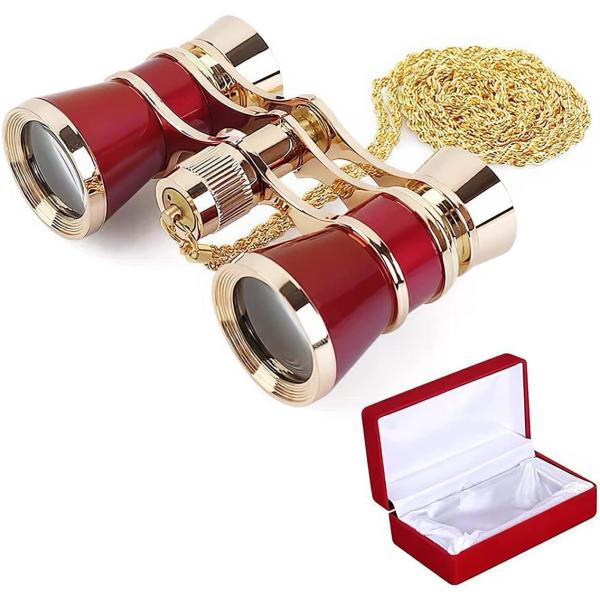 【ご購入後の当店からの連絡はご登録のメールアドレスに通知いたします。必ずご確認ください】【商品概要】??【最新版双眼鏡が登場！】オペラティックでクラシカルな金属製双眼鏡です。見た目が洗練されているだけでなく、使う人の目を美しくしてくれます。...