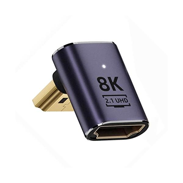 【ご購入後の当店からの連絡はご登録のメールアドレスに通知いたします。必ずご確認ください】【商品概要】HDMIアングルタイプ ポート周辺のスペースが限られていてもメスポートに接続できます。現在のHDMI 2.1仕様をすべて満たし、すべてのHD...