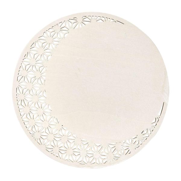 【ご購入後の当店からの連絡はご登録のメールアドレスに通知いたします。必ずご確認ください】【商品概要】サイズ:Φ20cm、D5mm素材:木製形状:丸型【商品説明】説明東京堂(Tokyodo) 正月飾り #1 ホワイト Φ20cm 麻の葉プレー...