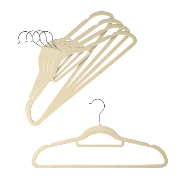 【ご購入後の当店からの連絡はご登録のメールアドレスに通知いたします。必ずご確認ください】【商品概要】サイズ：約幅45×高さ23×肩厚0.4cmカラー：ベージュベルベット調の加工で掛けた衣類が滑り落ちにくく、薄型スリムなので省スペースネクタイ...