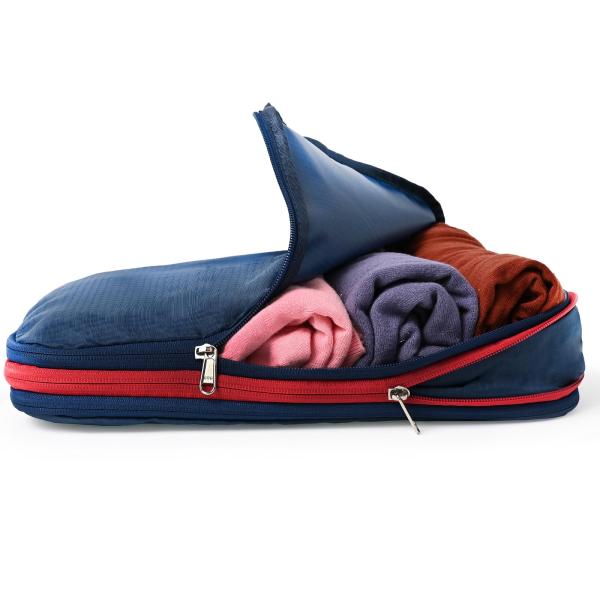 【ご購入後の当店からの連絡はご登録のメールアドレスに通知いたします。必ずご確認ください】【商品概要】【ファスナーで簡単に圧縮】 旅行 中のかさばる荷物をスッキリ！TABIGO!!の圧縮ポーチは、畳んだ衣類を簡単に圧縮できます。トラベルポーチ...