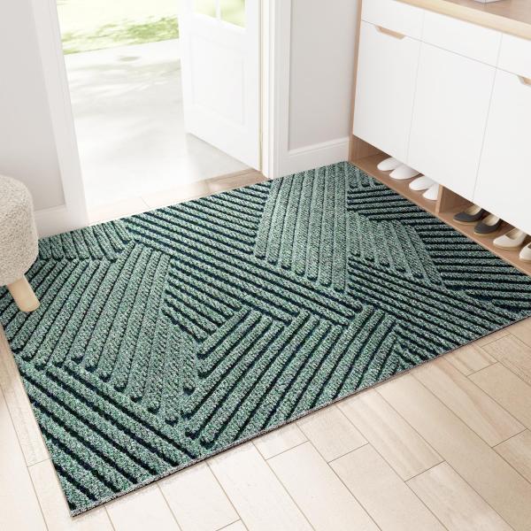 【ご購入後の当店からの連絡はご登録のメールアドレスに通知いたします。必ずご確認ください】【商品概要】【製品仕様】サイズ：43×75cm；60cm×90cm；80×120cm；カラー:ベージュ、グリーン、ブルー、グレー。この玄関マットは摩耗や...