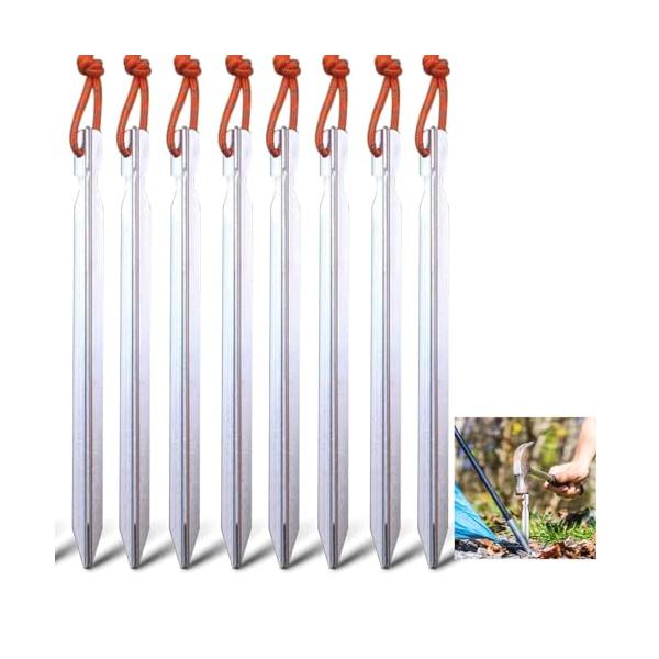 【ご購入後の当店からの連絡はご登録のメールアドレスに通知いたします。必ずご確認ください】【商品概要】???【商品詳細】ペグ、チタンペグサイズ約1.2 cm×長さ18 cm、8個入りスームルーム重量約15 g当たり材質高強度軽量チタン合金三菱...