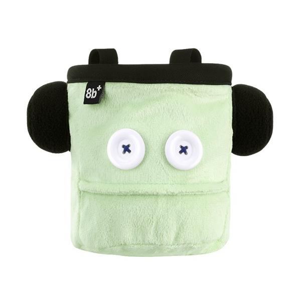 【商品名】パム　腰巻チョークバック【ブランド】8bPLUS/エイドビープラス【大きさ】直径12cm 縦15cm【付属品】ベルト、小カラビナクライミング　ボルダリング　チョークバック8bプラスは全てハンドメイドのチョークバック。かわいらしいキ...