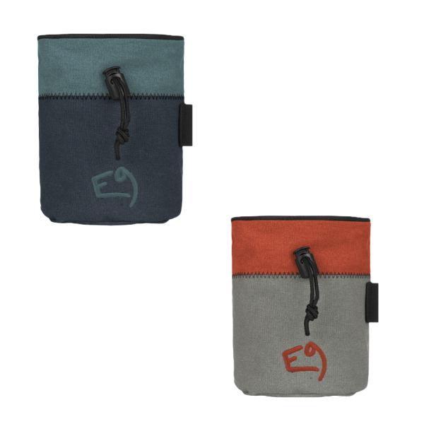 クライミング用チョークバック色合いが可愛いE9の腰巻型チョークバック