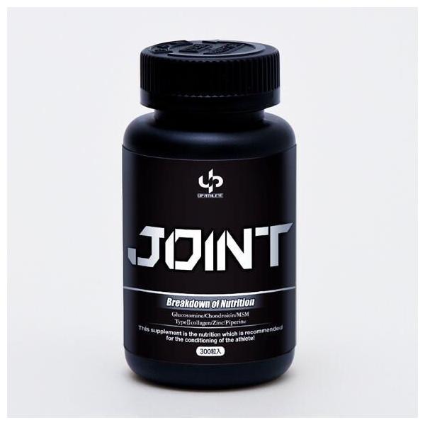 【商品名】JOINT (関節サポート)　リニューアルバージョン【ブランド】UP ATHLETE/ユーピーアスリート【内容量】 120g（400mg×300粒）【栄養成分表示】 10 粒（4.0g）あたり熱量 15.5kcal／たんぱく質 1...