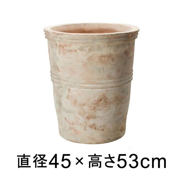 植木鉢 おしゃれ プランター 大型 ショコラ・モカ直径45cm　高さ53cm　口径38.5cm底直径33cm　内高さ49cm　内底直径25cm容量 ： 約 40リットル重さ ： 約 19kg色 ： グレーとブラウンの中間色・ショコラ・モカ　...