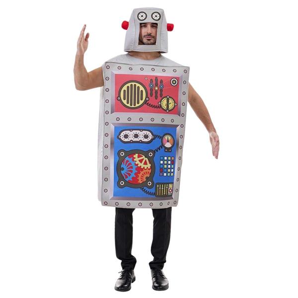 ロボット コスプレ おもしろ コスチューム 面白 コス ハロウィン ロボ 仮装 ウケ 衣【 個性的な人にぴったり！ 】パーティーや宴会で大爆笑！間違いなし。人とは違った個性的なコスプレを楽しみたい方にオススメです。【 おもしろいデザイン 】...