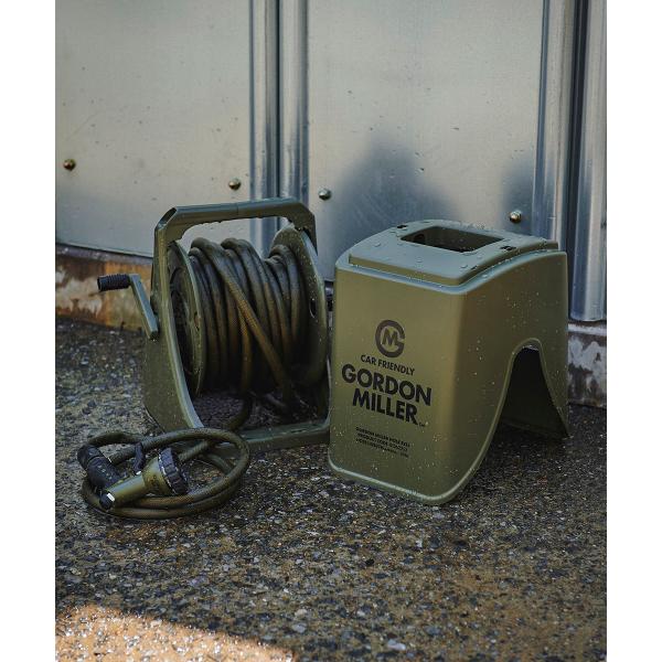 GORDON MILLERオリジナルのフルカバーホースリール、オリジナルカラー。ホースは耐寒・耐圧・防藻、高密度ストリング構造で軽くてねじれにくい中黒ホースを採用。ホースは余裕の20m、さらに補助ホースは2mあるので本体の置き場所に困りませ...