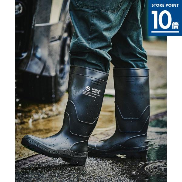GORDON MILLER WATERPROOF BOOTS(ゴードンミラー ウォータープルーフブーツ)カジュアルにも使用できるマットな色で仕上げたダークグレーのボディカラー、インソール付きでフィット感の調整が可能※インソールが同梱されてい...