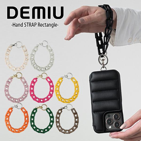 レクタングルは長方形の意味。フランス産レザーを贅沢に全面に使用し、長方形で型を抜き、レザーブレスレットのようなデザイン性を重視した手首用ストラップ。手首に引っ掛けて持つことで、ちょっとした作業時に両手をフリーにすることができます。ハンドバッ...