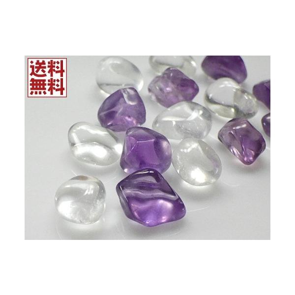 天然石、パワーストーンの代表石。天然水晶＆アメジスト。天然水晶。本水晶に秘められたパワーは、 あらゆる面での優れた浄化力があると伝えられています。さらに 気品に満ちたアメジストは、【愛と情熱と真実と希望】を表す石と伝えられてきました。さらに...