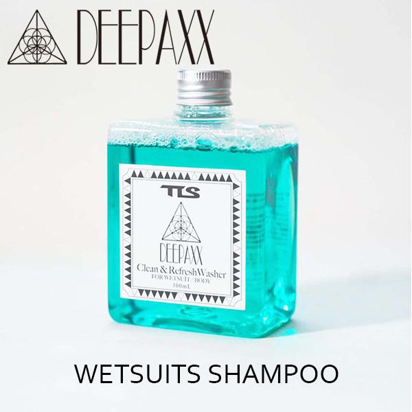 【 TLS × DEEPAXX WETSUITS SHAMPOO（Re:mind02）】ウェットスーツはもちろん、身体も洗うことが可能な肌に優しいウェットシャンプー。■ 商品特徴・300 ml・泡ぎれがよく、すすぎ洗いの手間が少ない・ウェッ...
