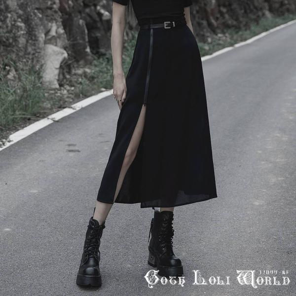 商品型番：OPQ-1218BQF-BKOPQ-1218BQF-BK ベルト付サイドスリットタイト ロングスカート＊全品即納 最短翌日到着 交換可能 送料無料【サイズ詳細】＊商品画像にご参照ください。【＊交換について】＊未使用品であれば、イメ...