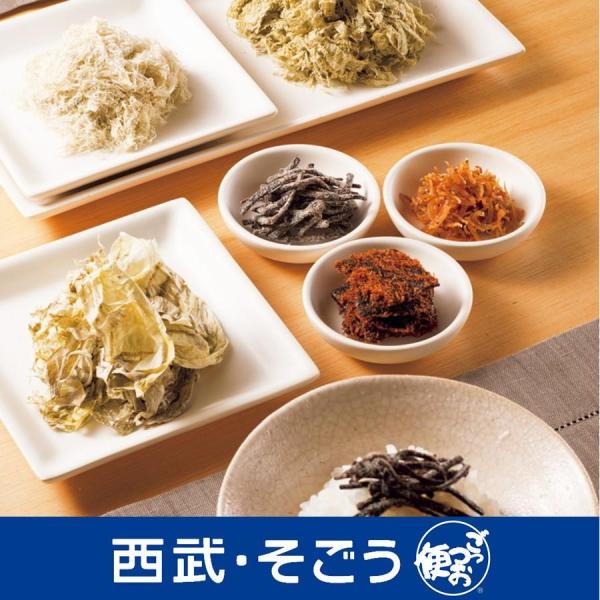 職人の手により一枚一枚丁寧に削ったおぼろ昆布や、天然真昆布を使った佃煮昆布などを詰め合わせました。