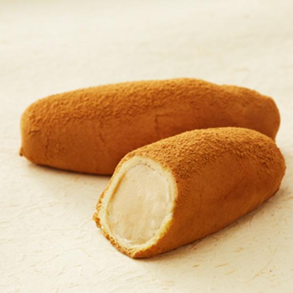 さつま芋をかたどった素朴な姿のなかにシナモンの風味ただよう白あん入りの焼き菓子です。