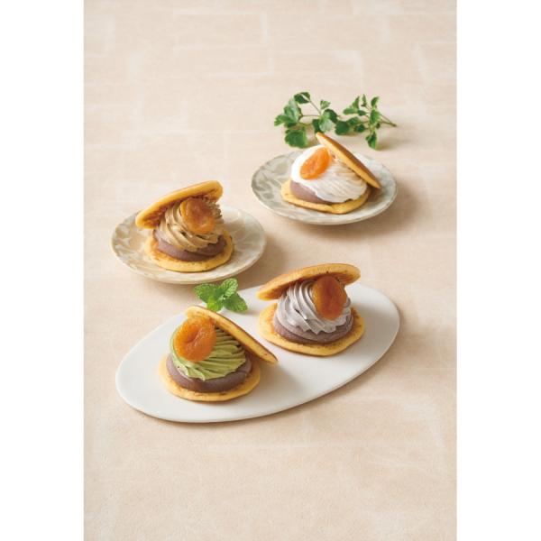 銀座に店を構える日本料理店「和創はやしだ」監修のどらやき。ふんわり生地の間にあんとホイップクリームをたっぷり挟みました