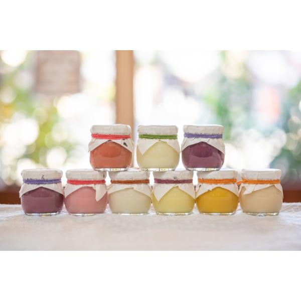 秩父産メープルを使った一番人気の楓を含む、全9種のプリン詰め合わせ。常温保存可能・卵不使用で、贈り物にもおすすめです。