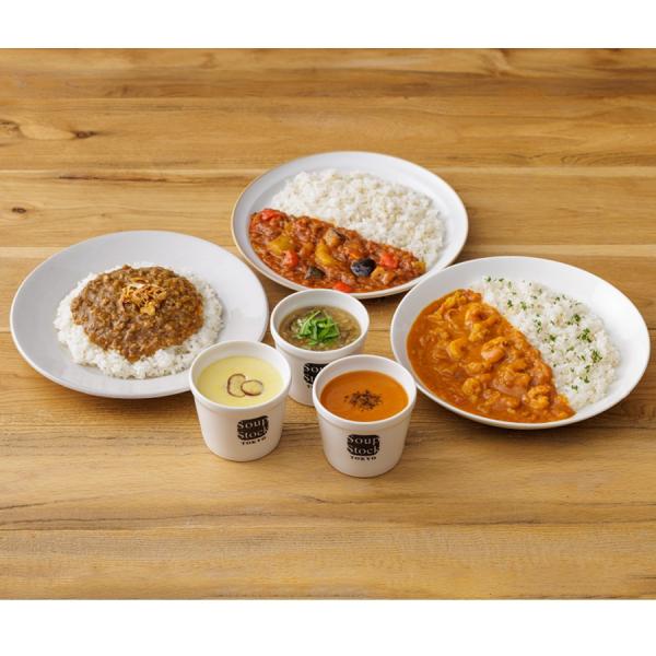 1番人気の「オマール海老のビスク」などのスープストックトーキョー定番のスープ3種と海老の旨味が華やかにひろがる「海老のフレンチカレー」など人気のカレー3種を詰め合わせました。スープ専門店がつくる素材の旨みを活かしスパイスを加えて仕上げたこだ...