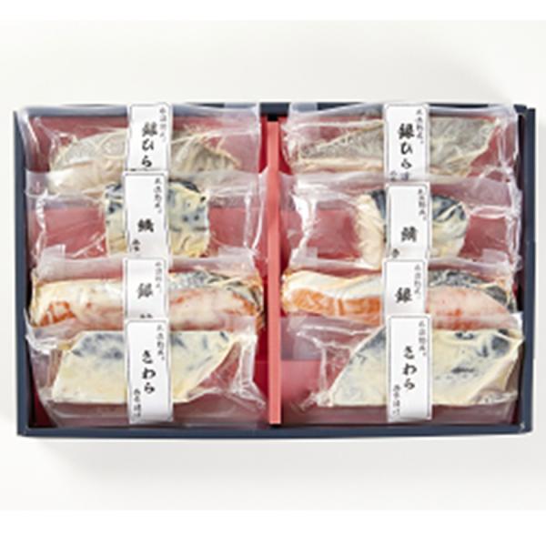 【発売日：2026年06月04日】自社ブレンドした特製の味噌床と『氷温熟成』製法で素材の旨みを引き出した西京漬けのギフトセット。柔らかな身から溢れ出す魚の旨みと、身の隅々まで染み渡った上品な味噌の味の重なりを是非ご賞味下さい。