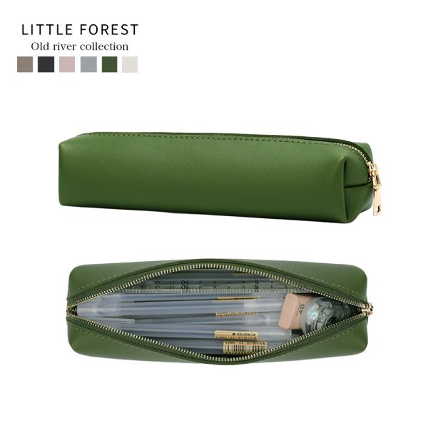 リトル・フォレストNeptune展開カラー：グレージュ/ブラック/ホワイト/グリーン/ピンク/ライトグレー素材：PUレザーサイズ：高さ4cm×横20.5cm×マチ5cm重さ：0.064kg容量：約14〜15本・しっかりと厚みのある丈夫で手入...